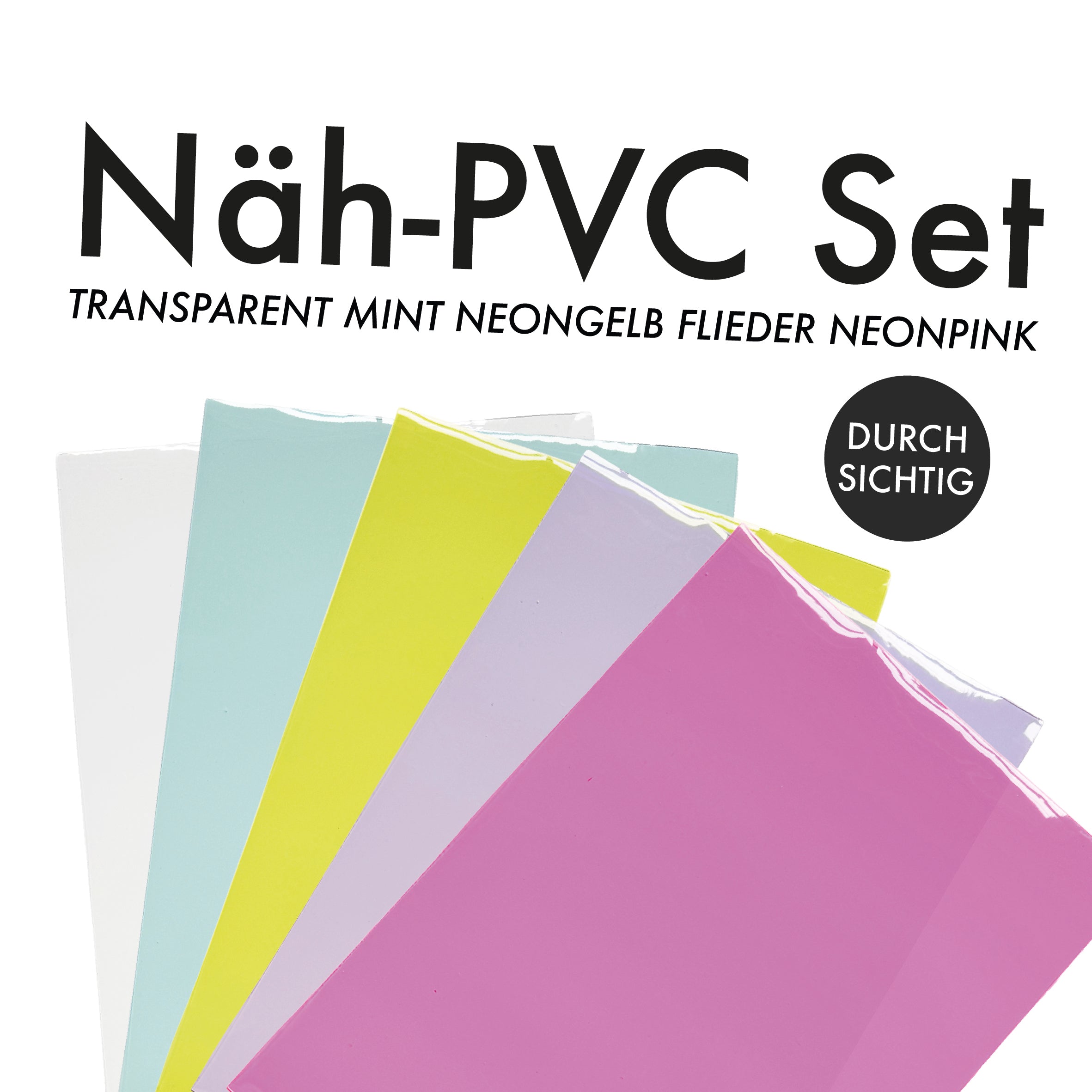 Näh-PVC Set mit 5 Farben in A4 – LaleLoup